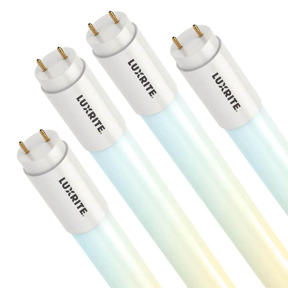 LUXRITE 12W/15W/18 Watt Tunable 4FT T8 LED Tube Lights Type B, 5CCT ...
