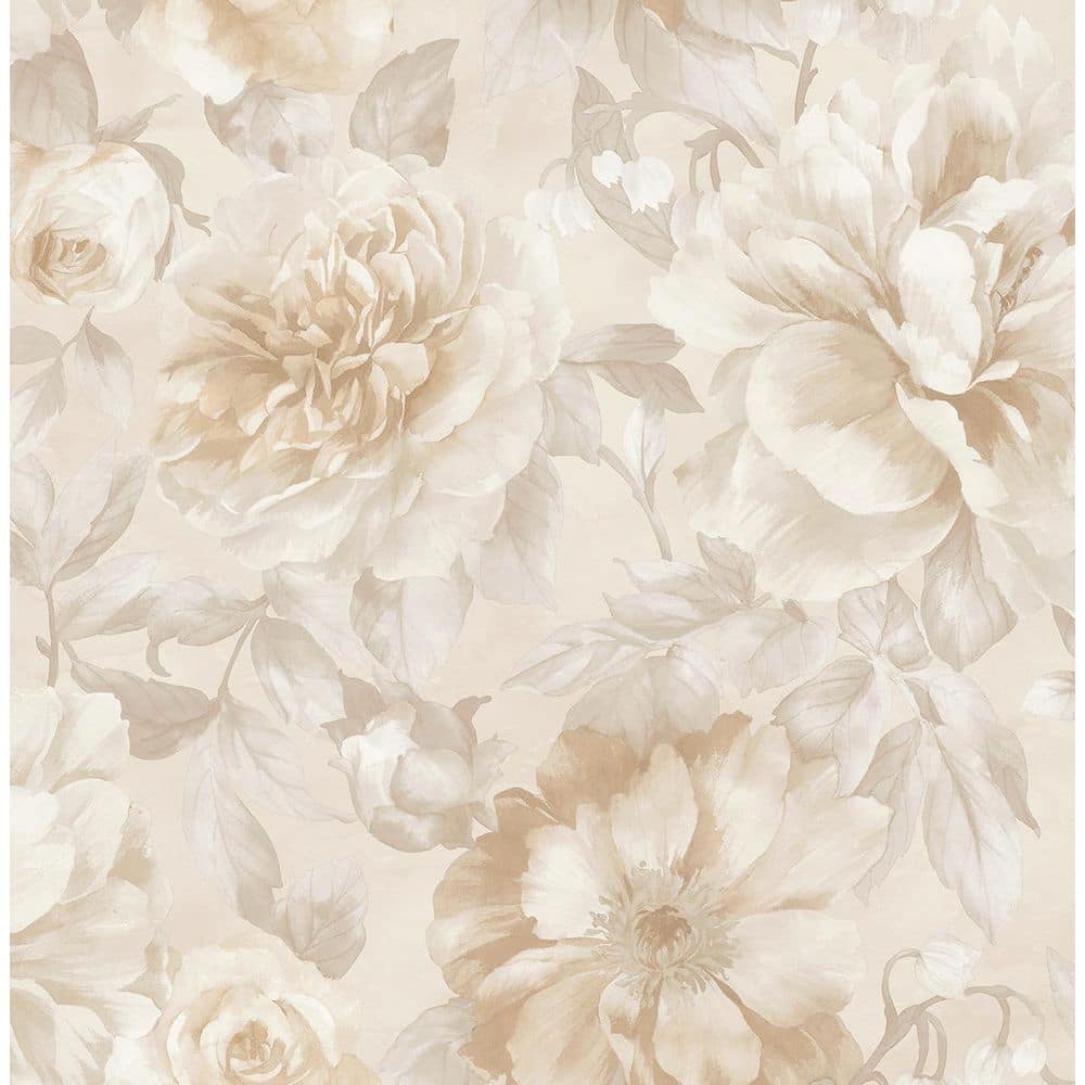 Reviews for GALEY ALIX 30.75 sq. ft. Blushwash The Madelyn Floral Vinyl ...