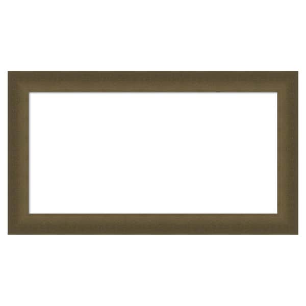Amanti Art Blaine Light Bronze Narrow 28 in. x 16 in. Polystyrene ...