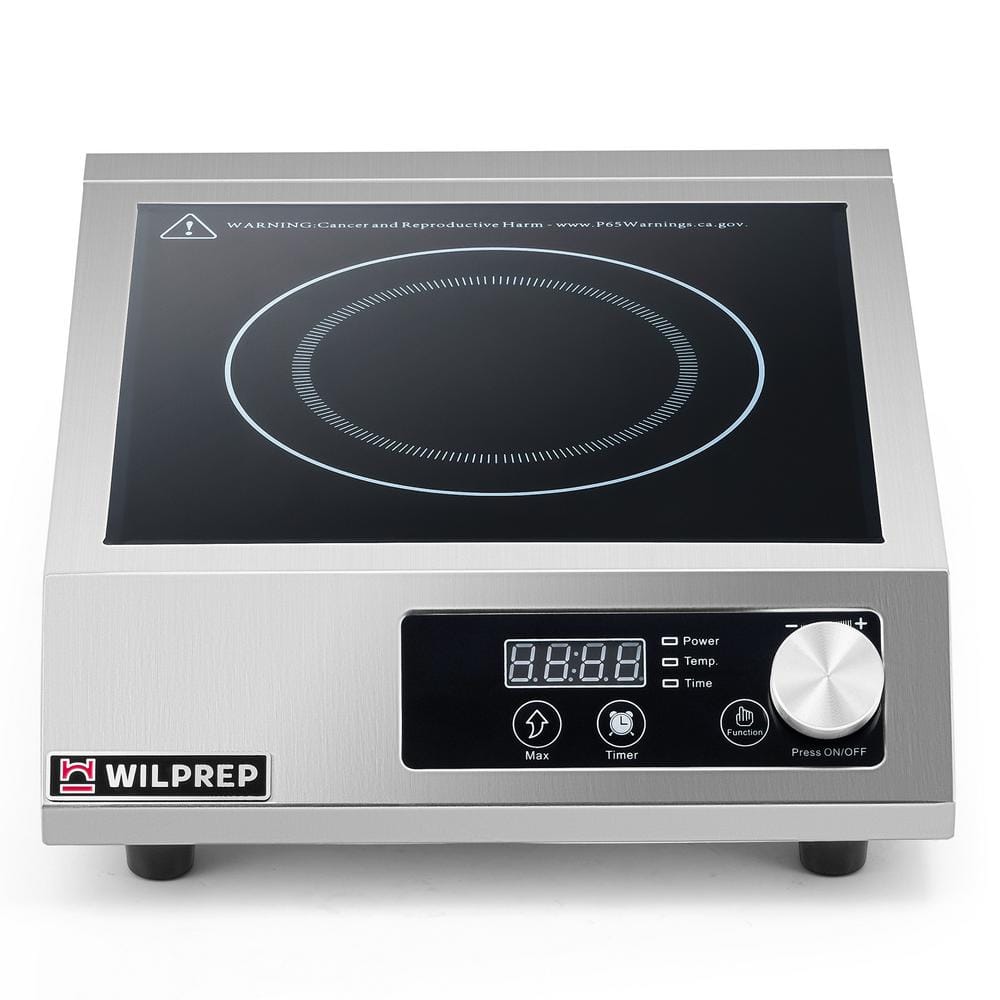 Wilprep 13 in. Single Element Commercial Countertop Induction Range ...