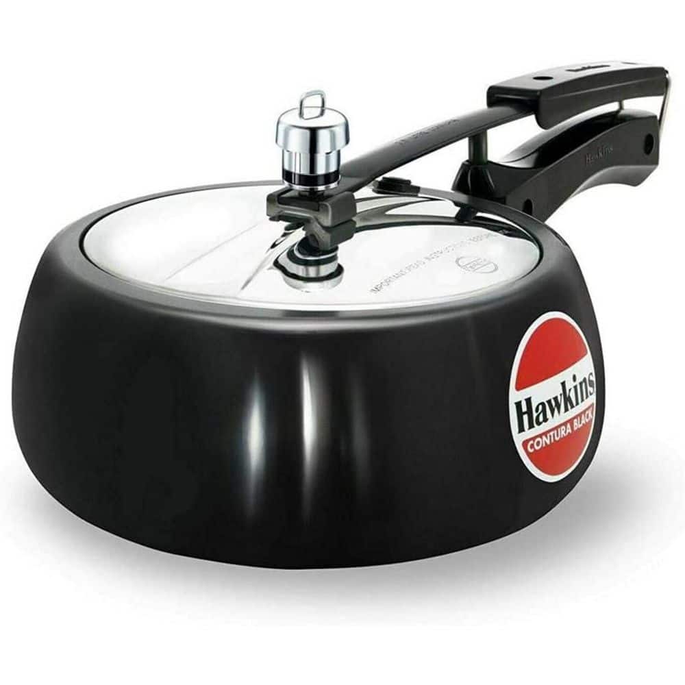 HAWKINS 3.7 Qt. CB35 Aluminum Contura Black Stove Top Pressure Cooker ...