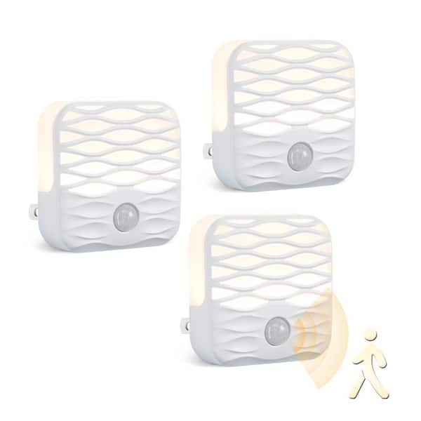 GE 0.5-Watt Plug In Light Sensing Integrated Vintage LED Cage Night ...