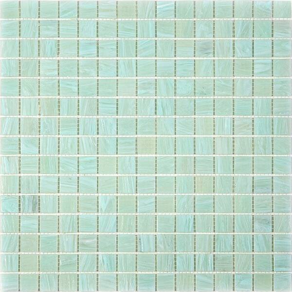 Apollo Tile Celestial 4" x 6" Glossy Light Pistachio Green Glass Mosaic ...