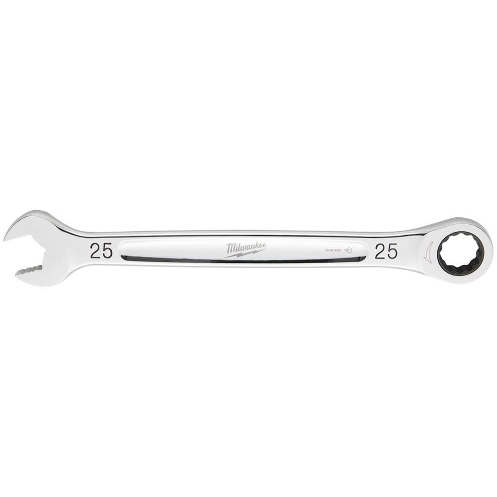 Milwaukee 25 mm Ratcheting Combination Wrench 45-96-9325 - The Home Depot