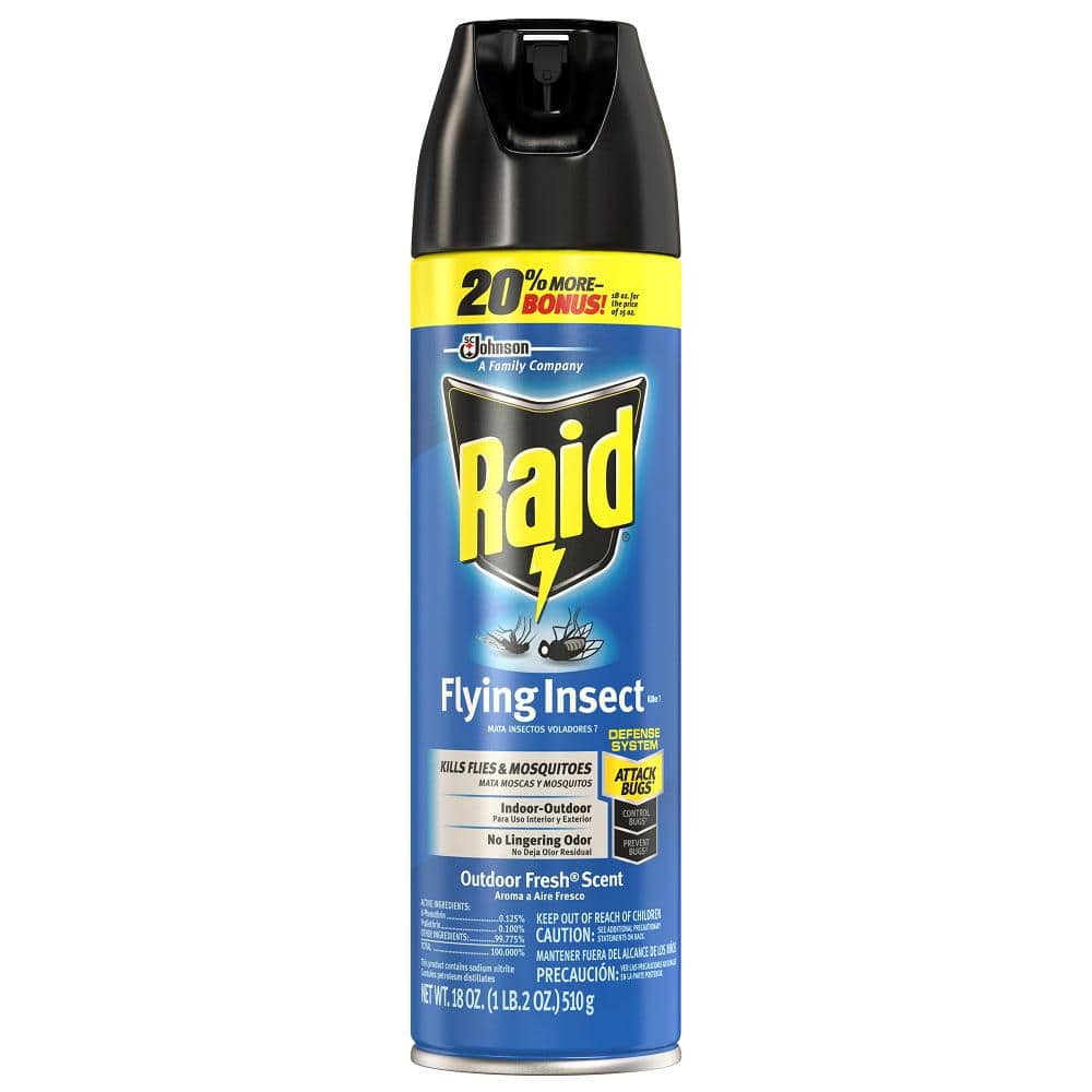 Raid Flying Insect Killer with 20% More Value Pack SCJ619998 - The Home ...