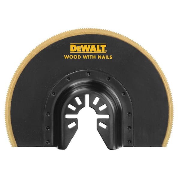 DEWALT Titanium Nitride Coated Oscillating Flush Cut Blade DWA4213 The Home Depot