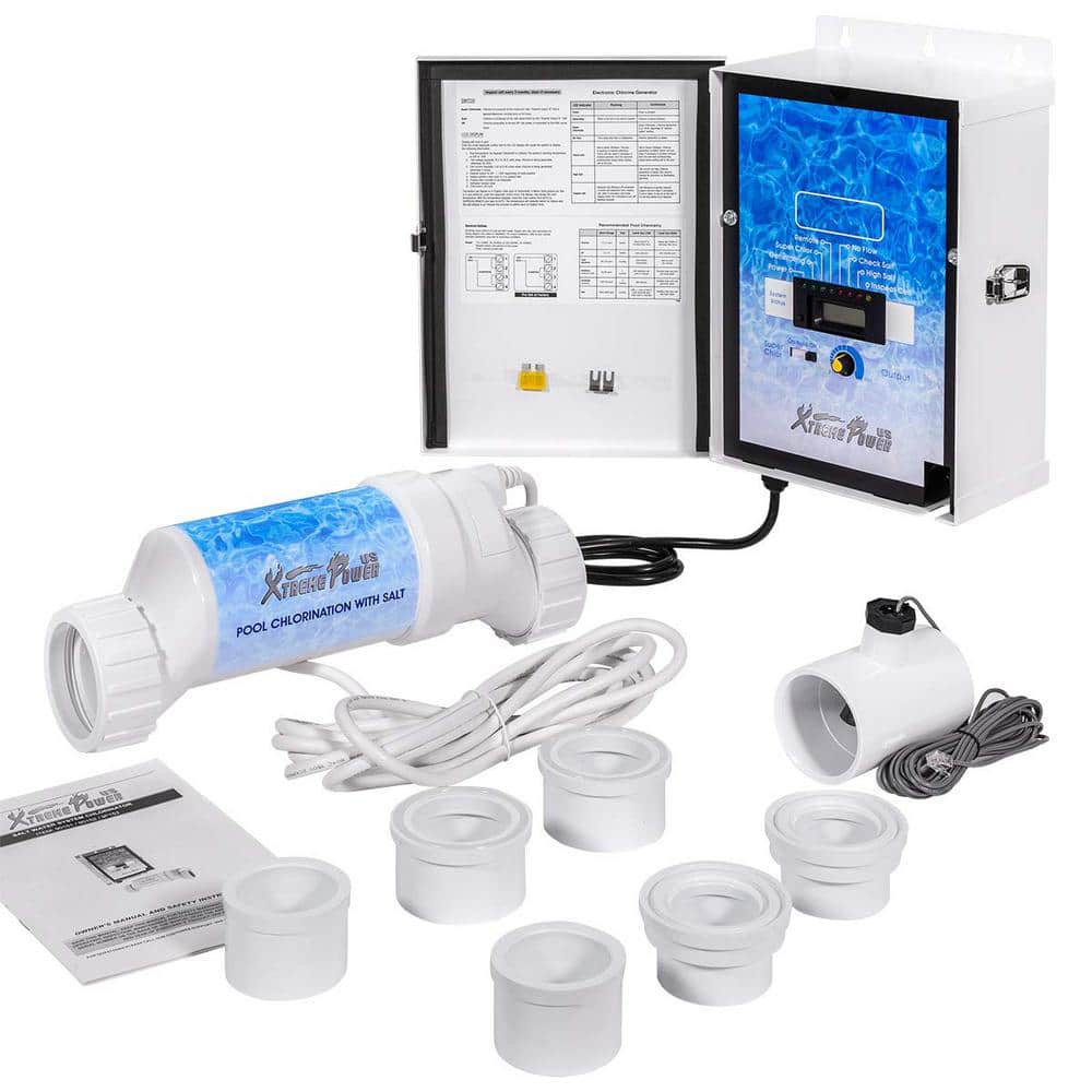 XtremepowerUS 15,000 Gal. In-Ground Pool Salt Water Chlorine Generator ...