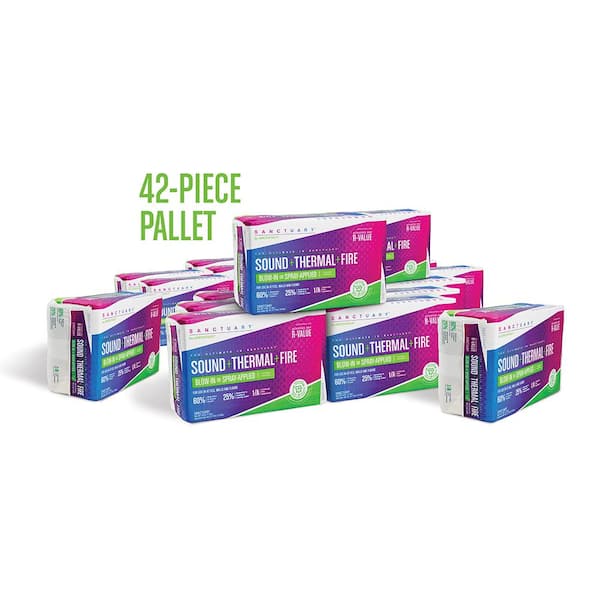 Greenfiber 25 lbs. Cellulose Blown-In Insulation or Spray Applied ...