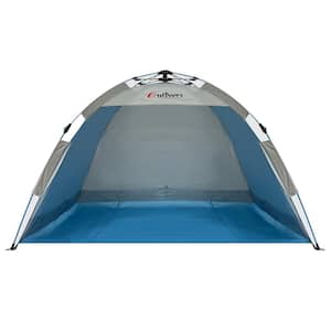 Outdoors Professional Beach Green Automatic Pop-up Sun Shelter Tent ...