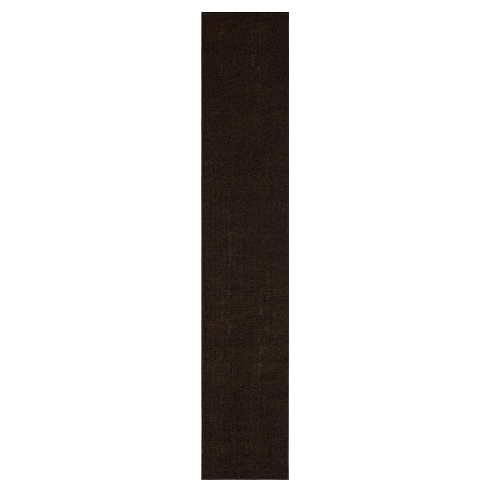 Mohawk Home All Purpose Wide Wale Mocha 2 ft. x 10 ft. Indoor/Outdoor ...
