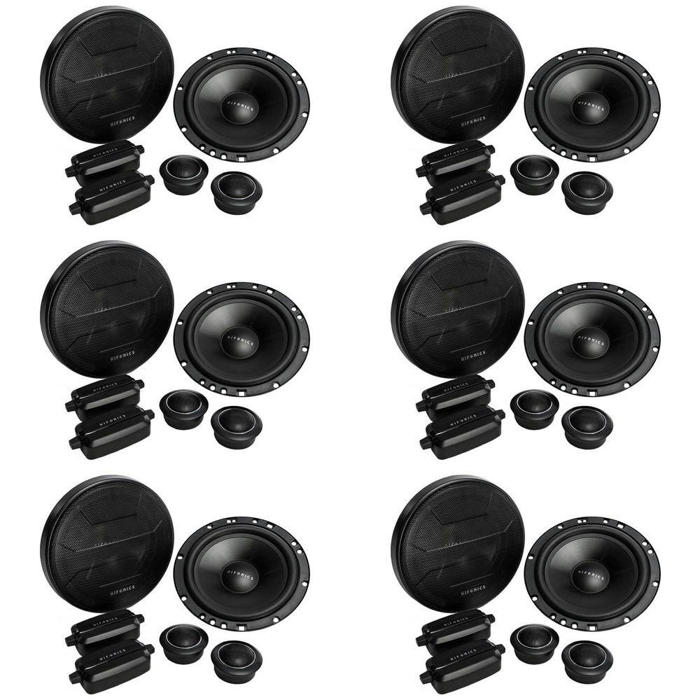 HIFONICS ZS65C Zeus 6.5 in. 2-Way Car Audio 400W Component Speaker Systems (6-Pack) 6 x ZS65C ...