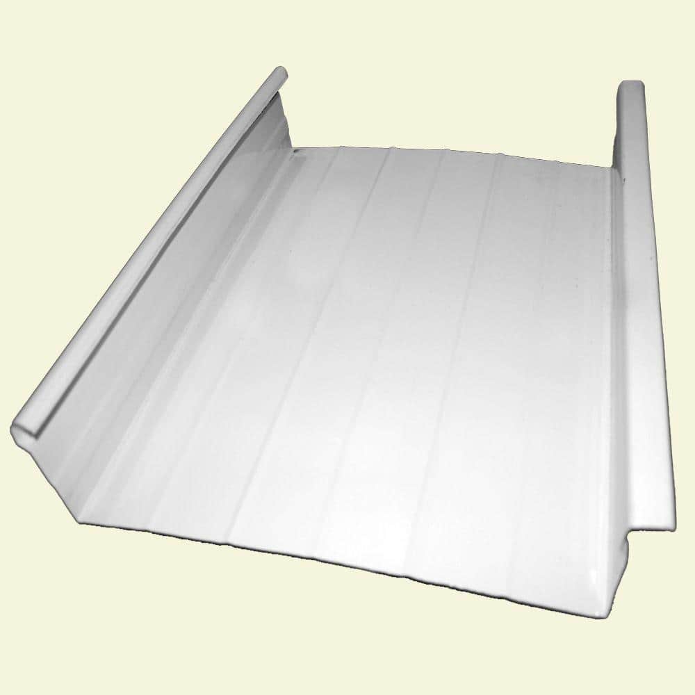 Screen Tight 12 in. x 12 ft. White Aluminum Flat Roof Panel WRFPNL12 ...