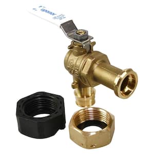 Uponor ProPEX 3/4 in. PEX-A Expansion Barb Lead-Free Brass Full-Port ...