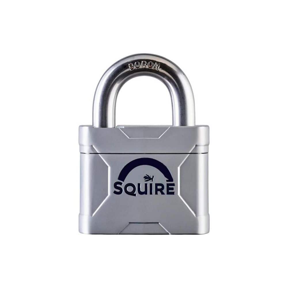 SQUIRE Mercury 2.16 in. Wide Steel Keyed Padlock with 0.83 in. High Boron Shackle SQ-MERC50 ...