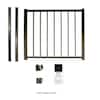 Aria Railing 42 in. x 48 in. Bronze Powder Coated Aluminum Preassembled ...