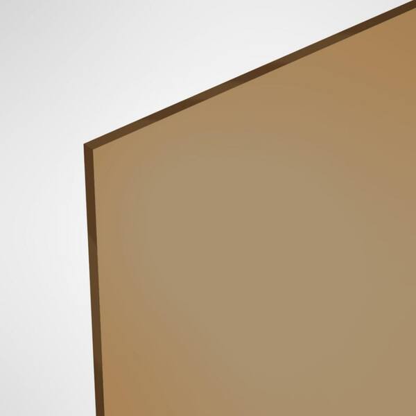 OPTIX 48 In X 96 In X 0 118 1 8 In Bronze Acrylic Sheet MC 101