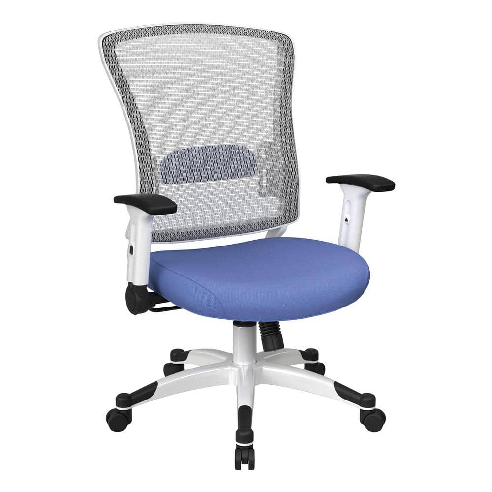 Office Star Products SPACE Seating Mesh Adjustable Height Cushioned ...