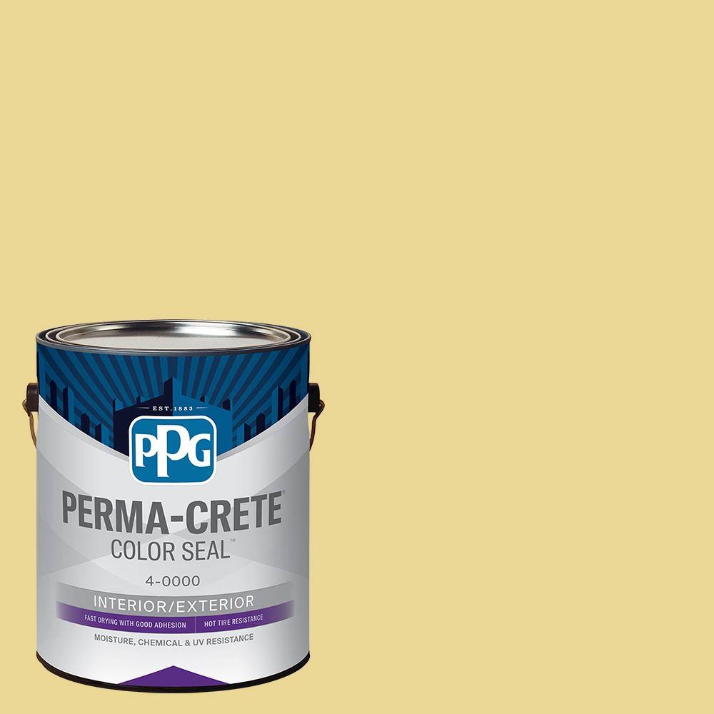 Perma-Crete Color Seal 1 gal. PPG11-02 Tainted Gold Satin Interior ...