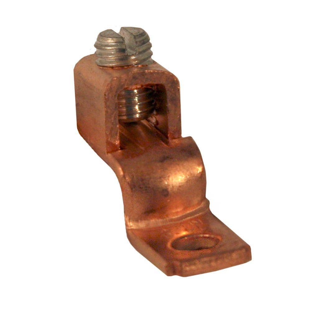 RACO 14 - 6 AWG Copper-Alloy Offset-Tongue Mechanical Lug KLU35BAG2R ...