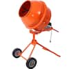 4.6 cu ft. 370W Portable Electric Concrete Mixer Cement Mixing Barrow ...