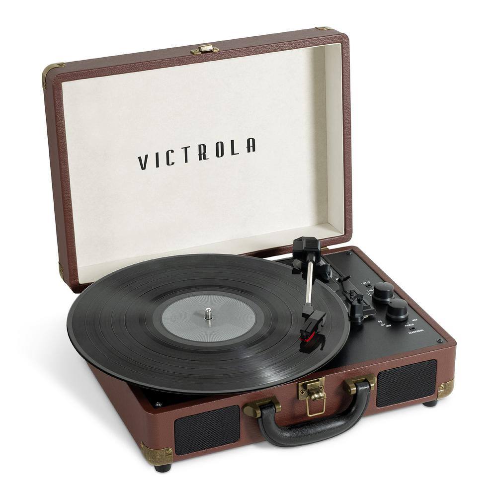 Victrola Journey+ Bluetooth Suitcase Record Player VSC-400SB-DBR - The ...