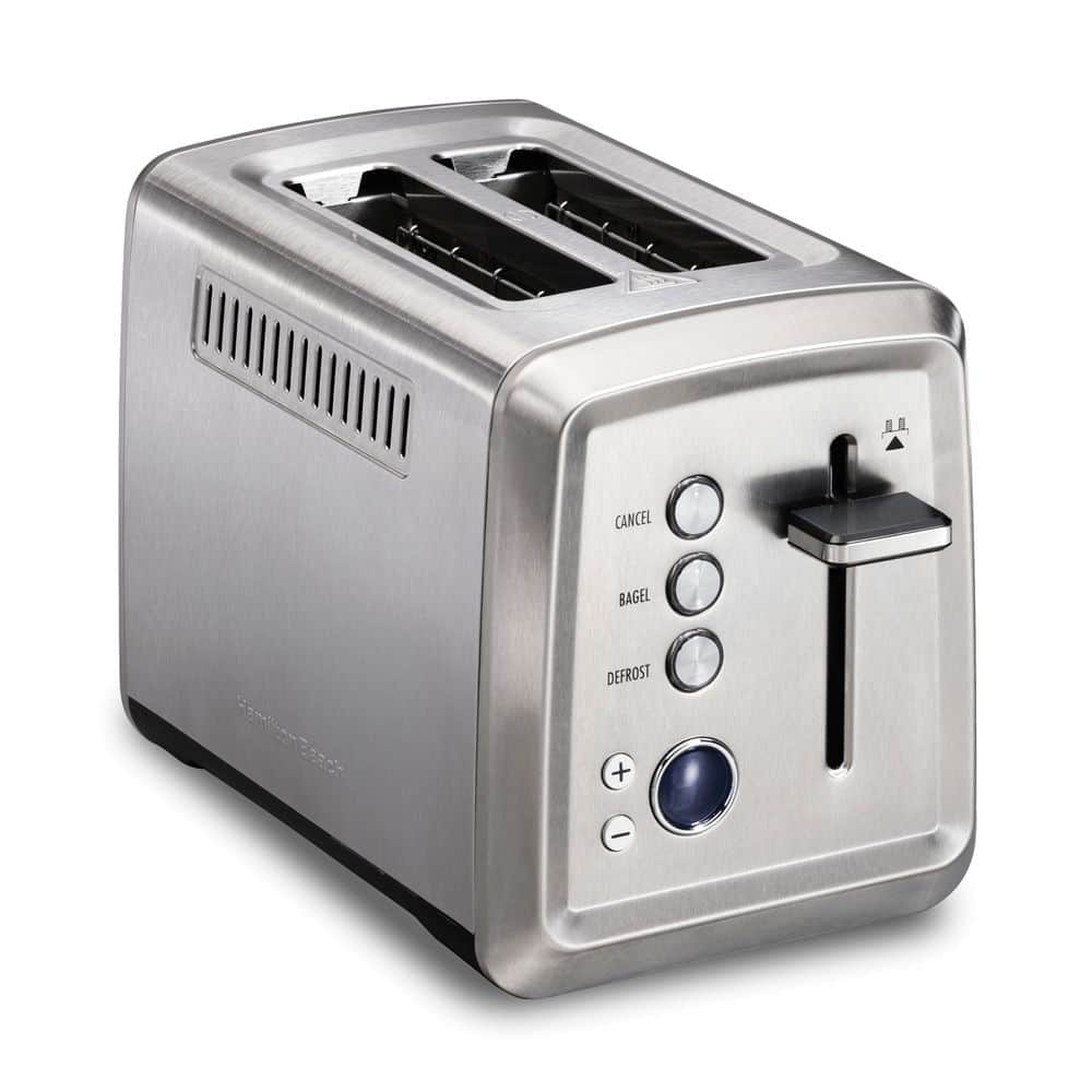 Hamilton Beach 850-Watt 2-Slice Stainless Steel Digital Toaster 22796 ...