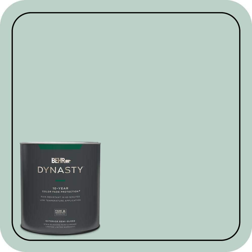 BEHR DYNASTY 1 qt. #S420-2 Moon Glass Semi-Gloss Exterior Stain ...