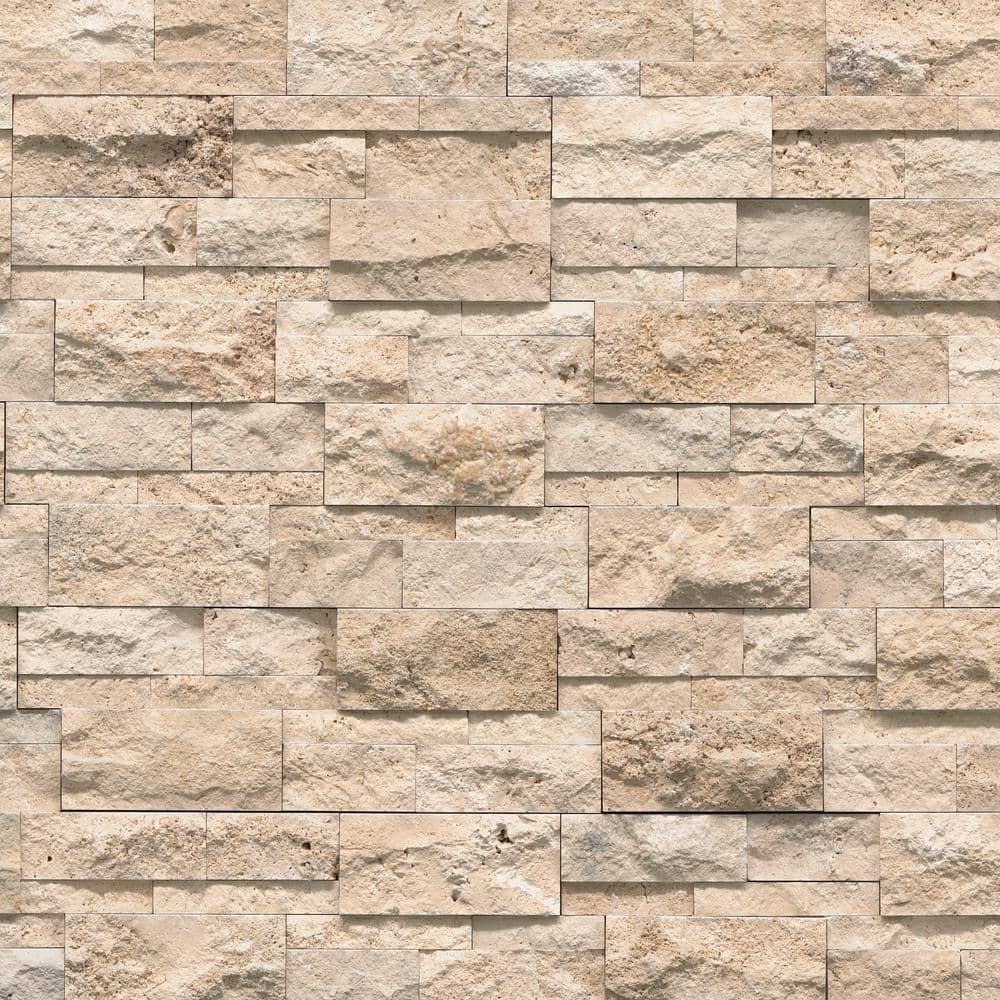 Have a question about MSI XL Roman Ledger Panel 9 in. x 24 in. Splitface Beige Travertine Wall ...