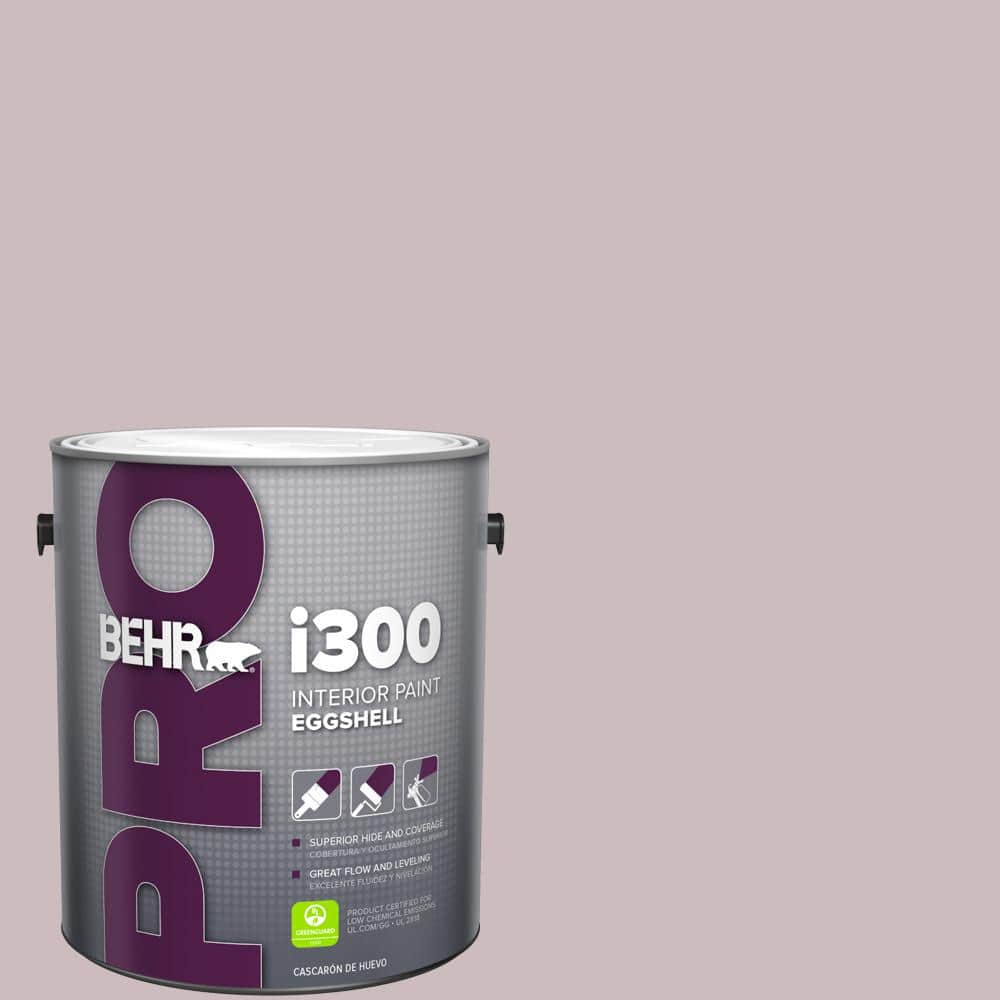 BEHR PRO 1 gal. #100E-3 Pastel Violet Eggshell Interior Paint PR33001 ...