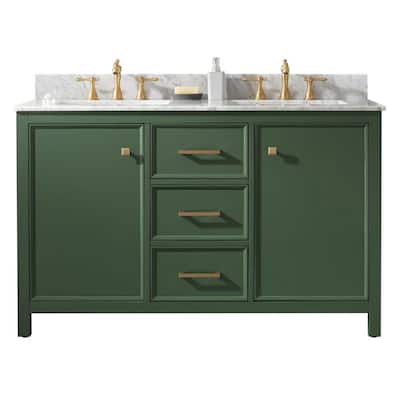 54 Inch Vanities - Double Sink - Bathroom Vanities with Tops - Bathroom ...