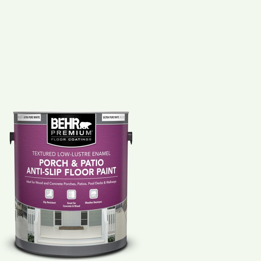 BEHR PREMIUM 1 gal. #GR-W05 Unwind Textured Low-Lustre Enamel Interior ...