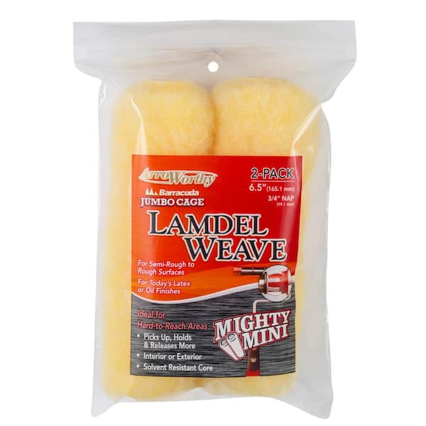ArroWorthy 6.5 in. x 3/4 in. Jumbo Lambdel Weave Polyester Mini Roller ...