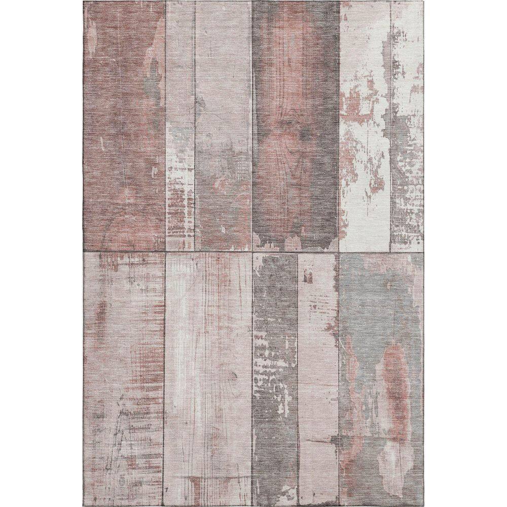 Addison Rugs Mayfield Premium Machine Washable Abstract AMF1877 Copper ...