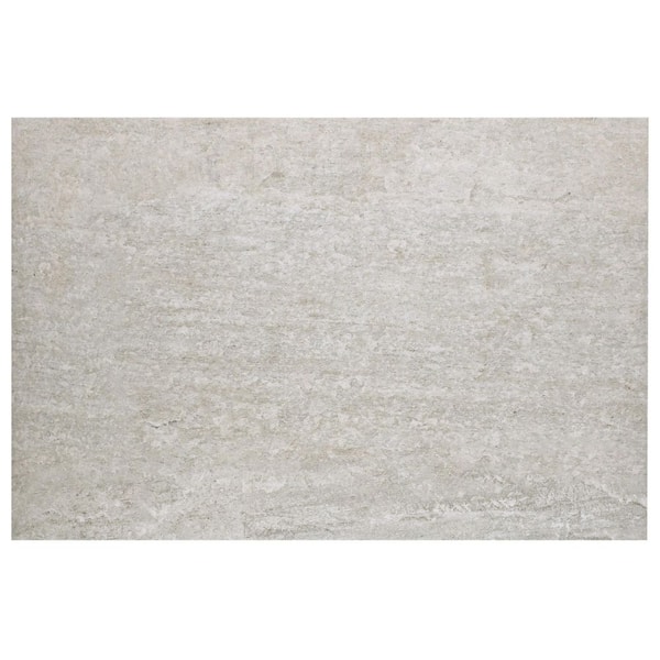 Ivy Hill Tile Stonewell Smoke White 9 in. x 0.39 in. Matte Porcelain ...
