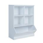 DANYA B Multi-Bin White MDF Storage Cubby Unit BQ063