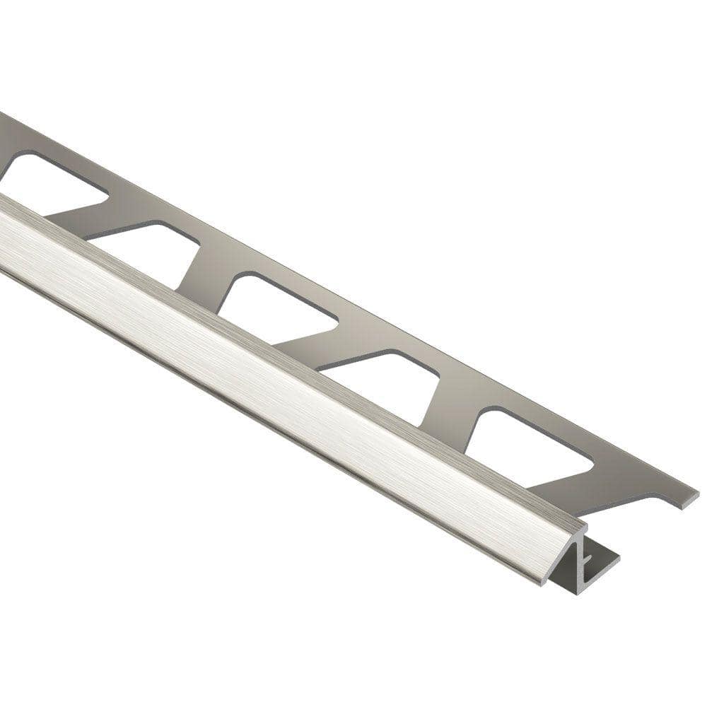 Schluter Reno-TK Brushed Nickel Anodized Aluminum 3/8 in. x 8 ft. 2-1/2 ...