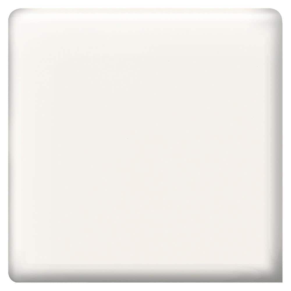 Matte Arctic White 2 in. x 2 in. Ceramic Outside Corner Wall Tile ...