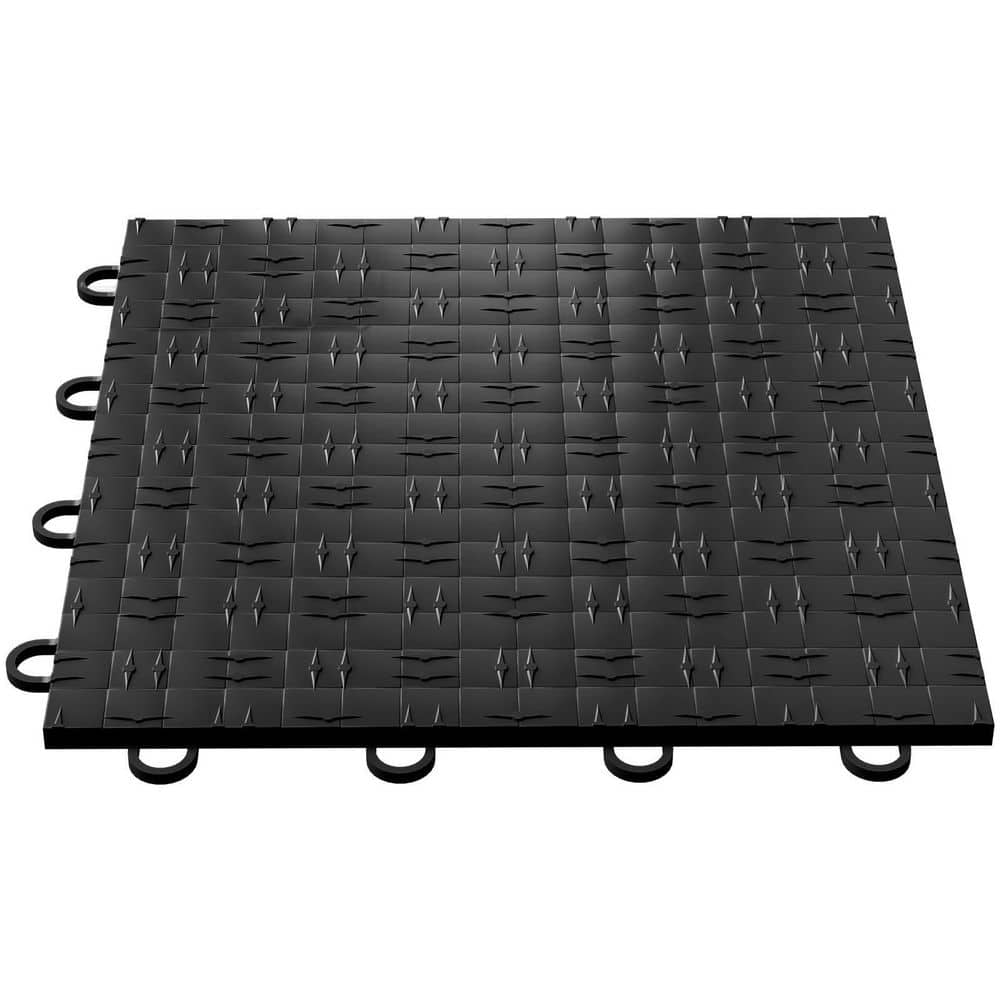 SKYSHALO Garage Floor 12 in. x 0.5 in.Interlocking Floor Tiles (25 sq ...