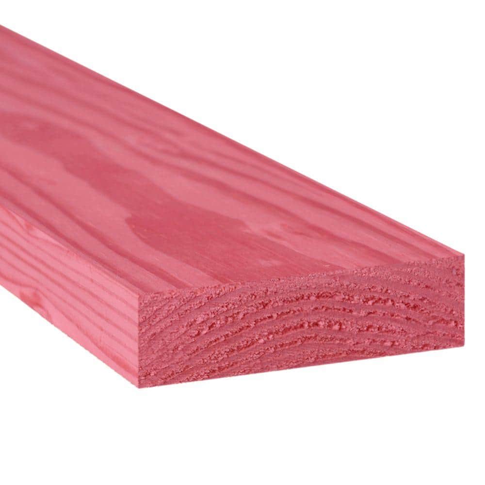 2 in. x 6 in. x 8 ft. Fire Retardant Pressure Treated Lumber 193083 ...