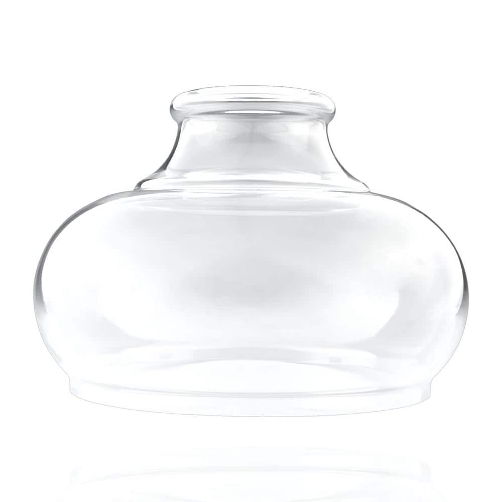 Kira Home Harlow 6 in. Clear Glass Bell Pendant Shade with 1.625 in ...