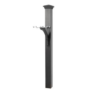 Postal PRO Manchester Aluminum Mailbox Post PP251BL - The Home Depot