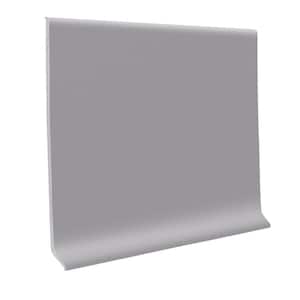 ROPPE 700 Series Light Gray 4 in. x 1/8 in. x 48 in. Thermoplastic ...