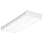 AMAX LIGHTING 4 ft. Two 32-Watt T8 White Wraparound Light RL-WA2AL ...