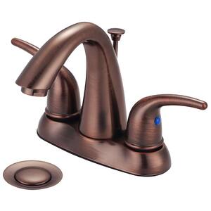 Olympia Faucets Elite 4 in. Centerset Single-Handle Bathroom Faucet in ...