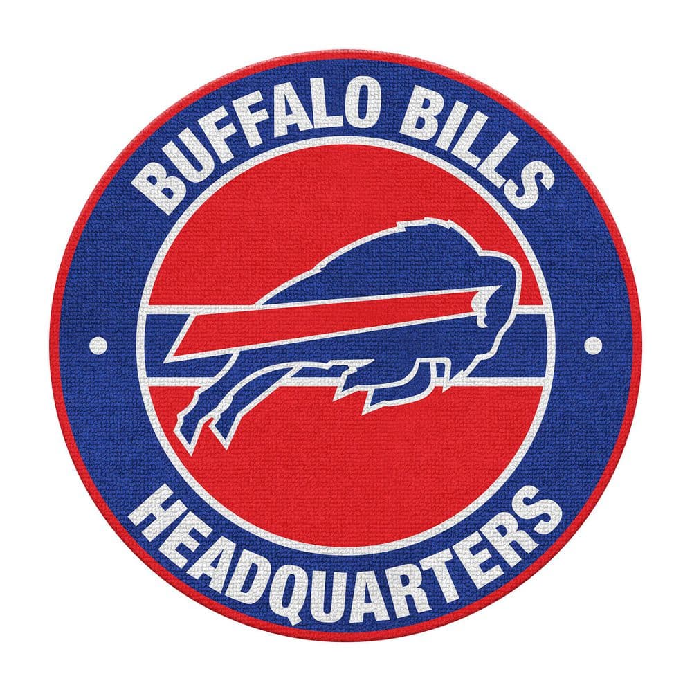 IMPERIAL Buffalo Bills Headquarters Blue 5 ft. Classic Tufted Logo ...