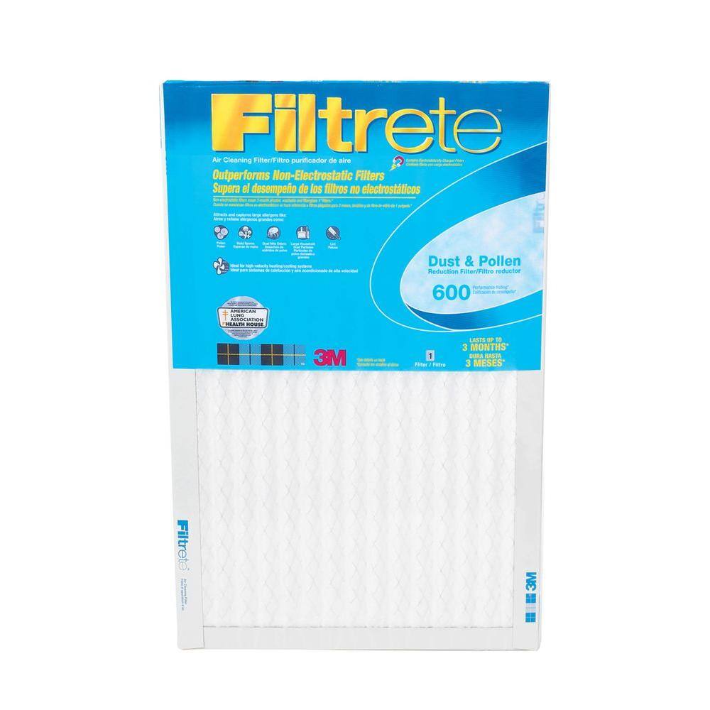 Filtrete 14 in. x 24 in. x 1 in. Standard Pleated FPR 4 Air Filters (3 ...