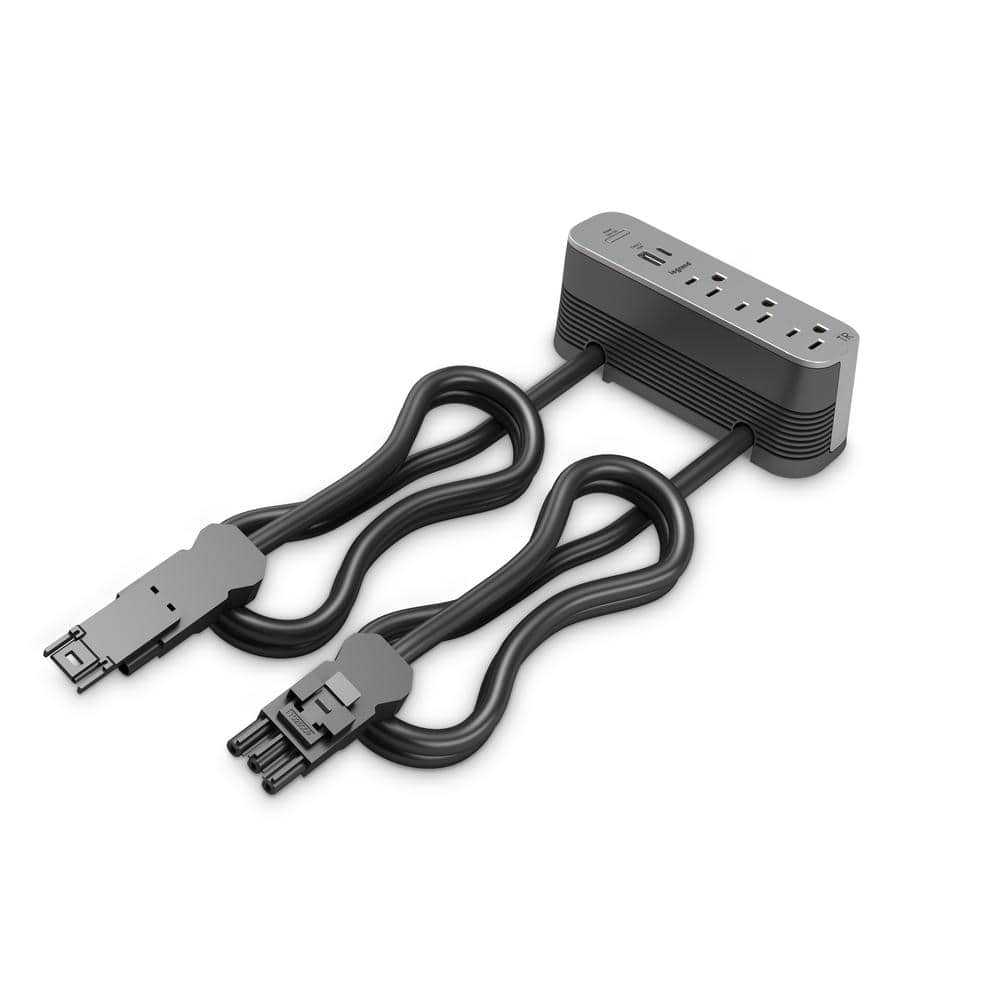 Legrand Wiremold ModPower Magnesium 3-Outlet Middle Unit Surface Mount ...