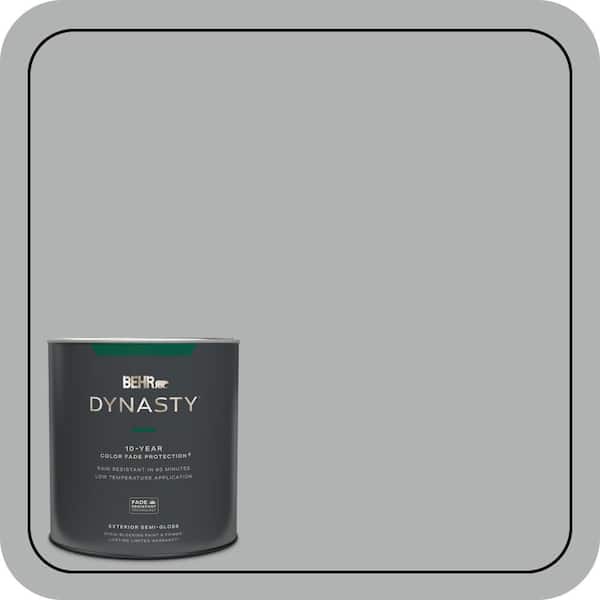 BEHR DYNASTY 1 qt. #PPU26-08 Silverstone Semi-Gloss Enamel Exterior ...