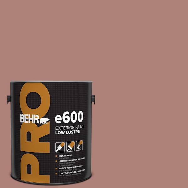 BEHR PRO 1 gal. #S170-5 Smoke Bush Rose Low Luster Exterior Paint ...