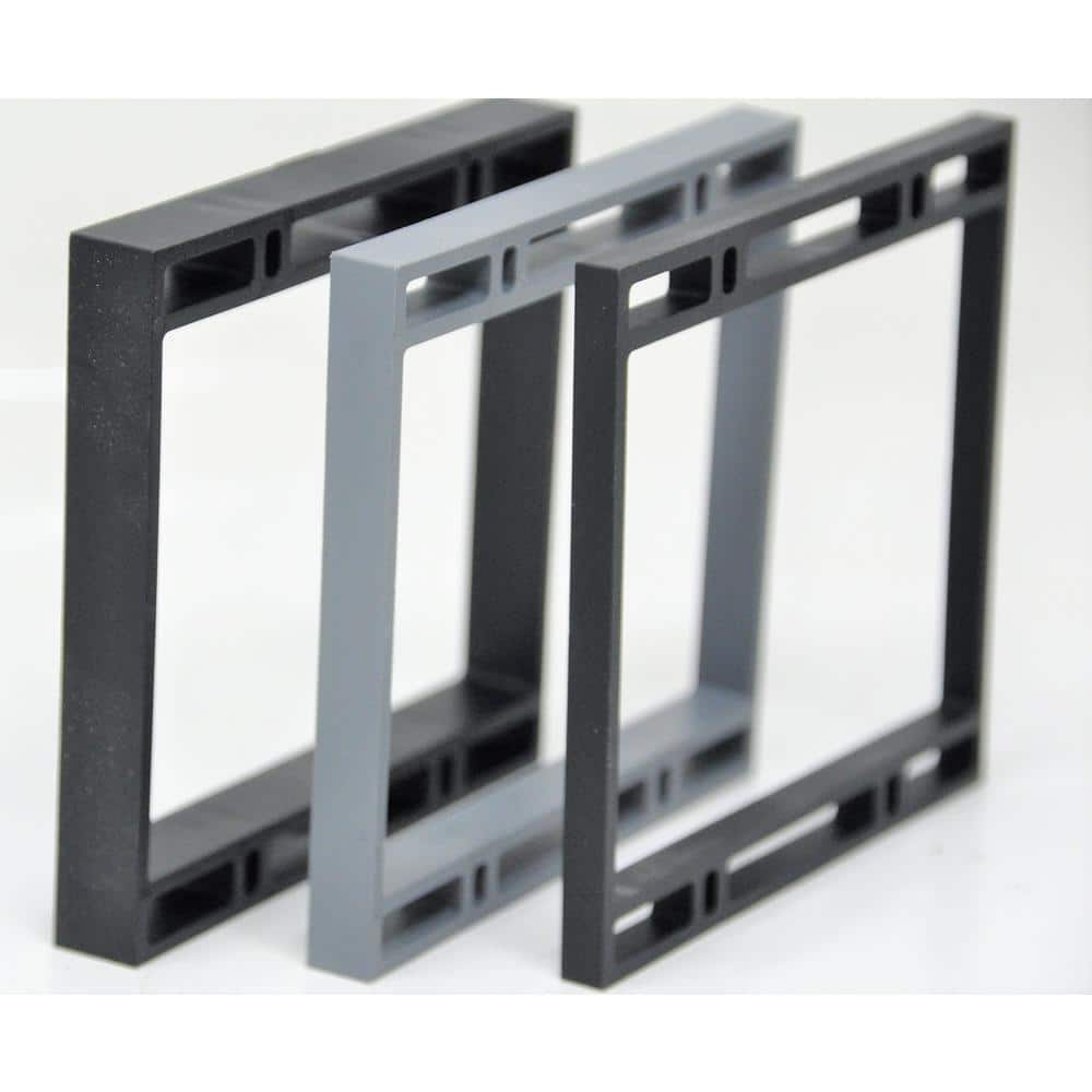 Commercial Electric 2-Gang Outlet Box Extender Combo with Screws DGCMB ...